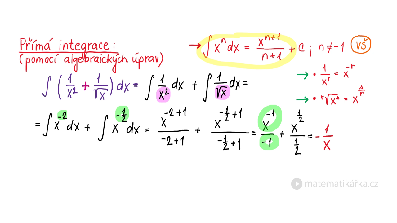 Doučování z matematiky - Integrály - začátek | Stream